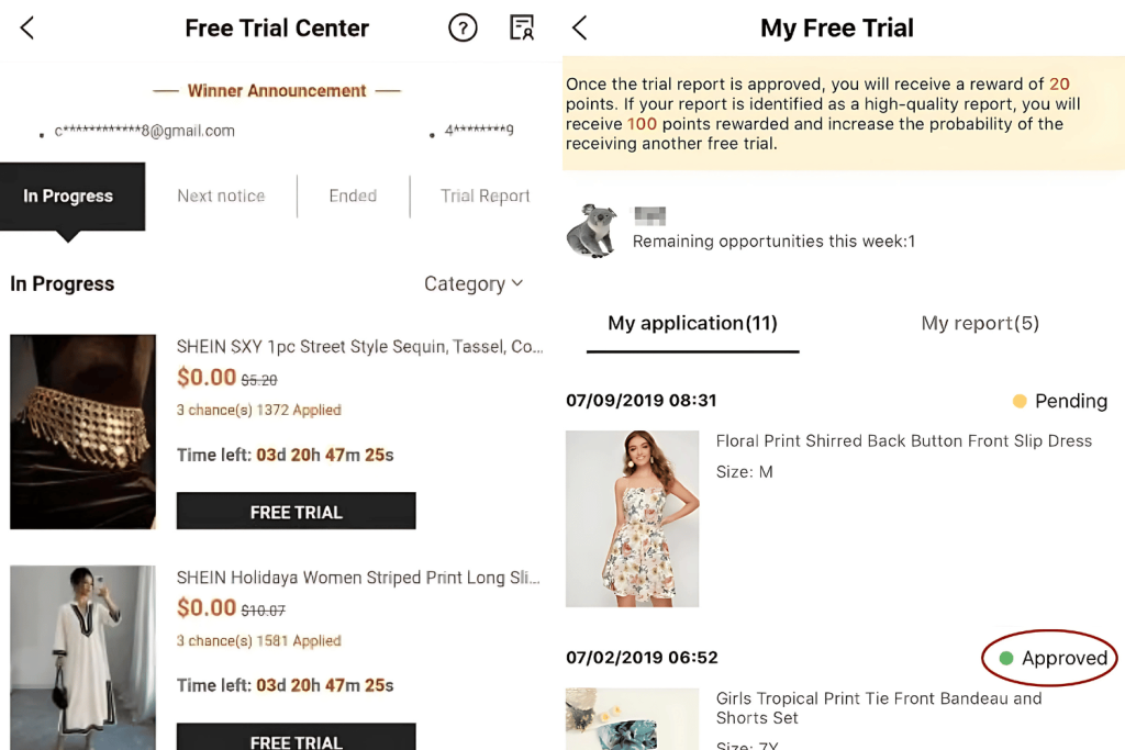 » What is Shein’s Free Trial Program?